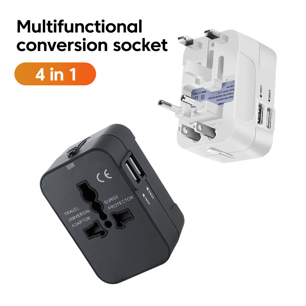 Universal Travel Adapter EU UK US AU AC Power Charger Adapter Outlet ...