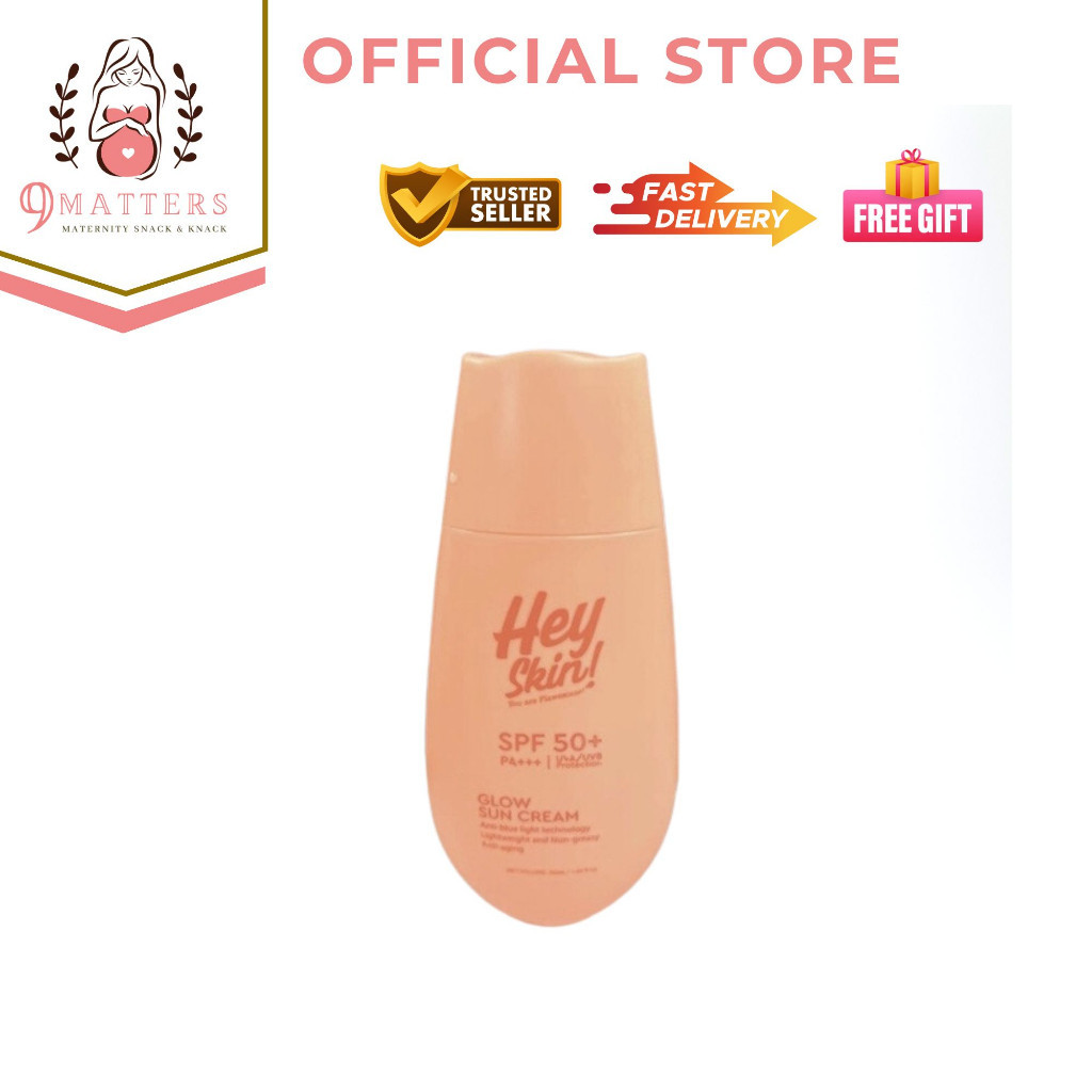 Hey Skin Glow Sun Cream SPF 50+ PA+++ UVA/UVB protection | Shopee ...