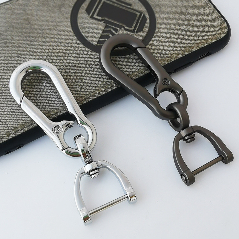 (1PCS) Metal Keychain Holder Retro Key Quick-Release Ring Detachable ...