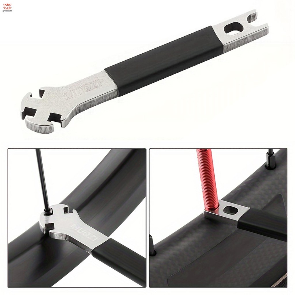 Spoke Wrench Spanner for Bike Bicycle Tension Correction Repair Tools ...