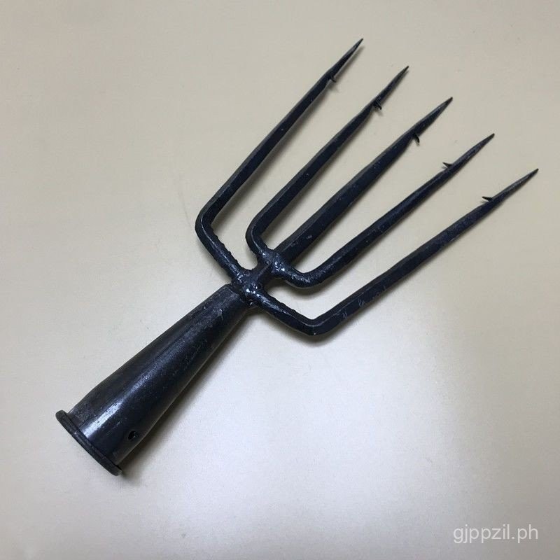 Multifunctional Forged Fishing Spear with Four Teeth o Solid Old ...