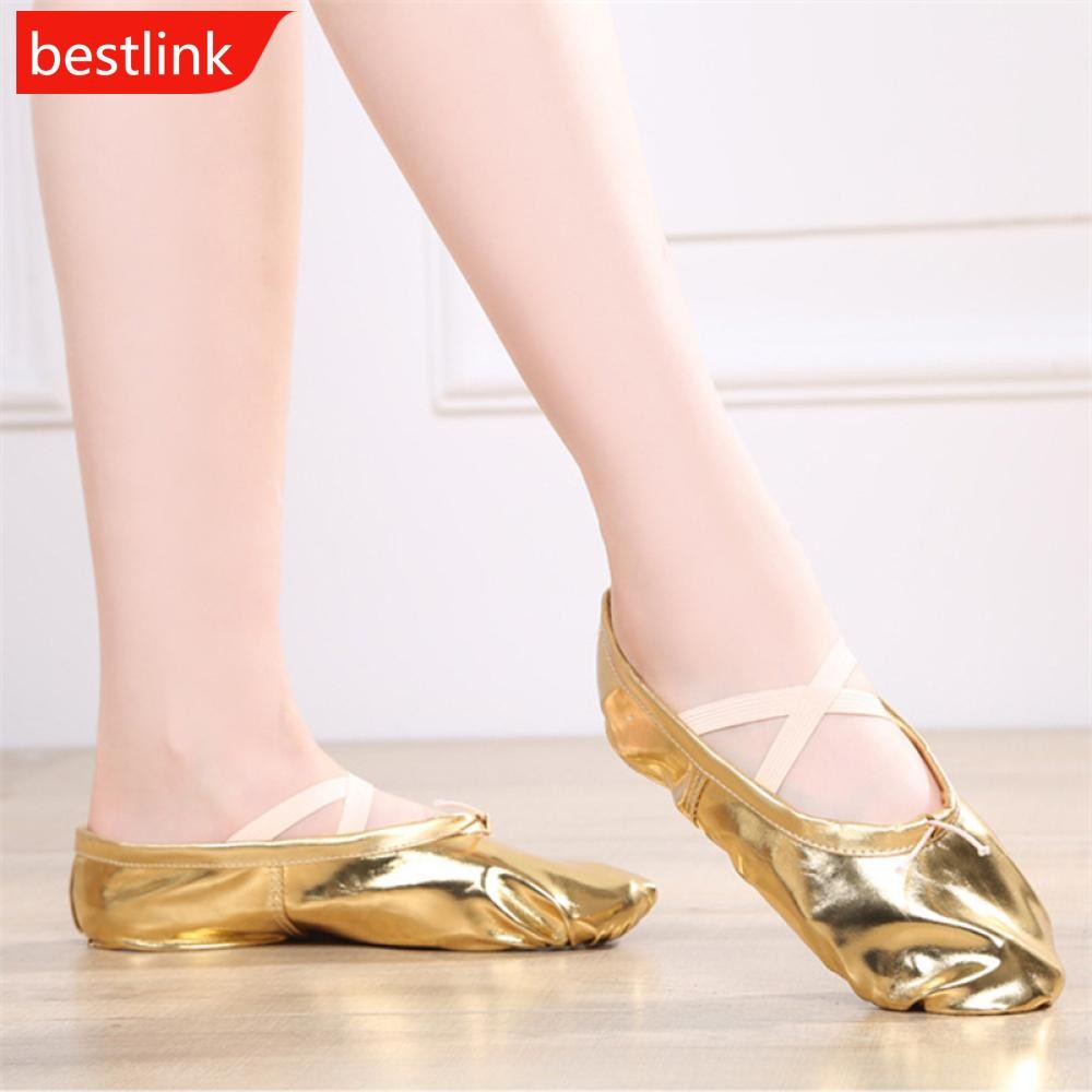 BESTLINK Little Princess Shining Girls Ballet Shoes Ladies Soft Sole ...