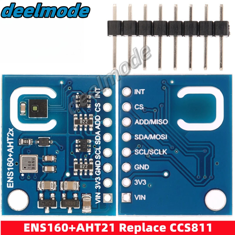 ENS160+AHT21 CARBON Dioxide CO2 eCO2 TVOC Air Quality And Temperature And Humidity Sensor ...
