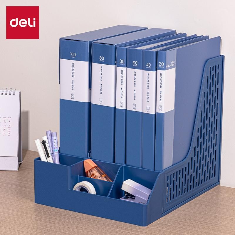 Deli E9847 Triple Document Frame with Pen Holder | Shopee Philippines