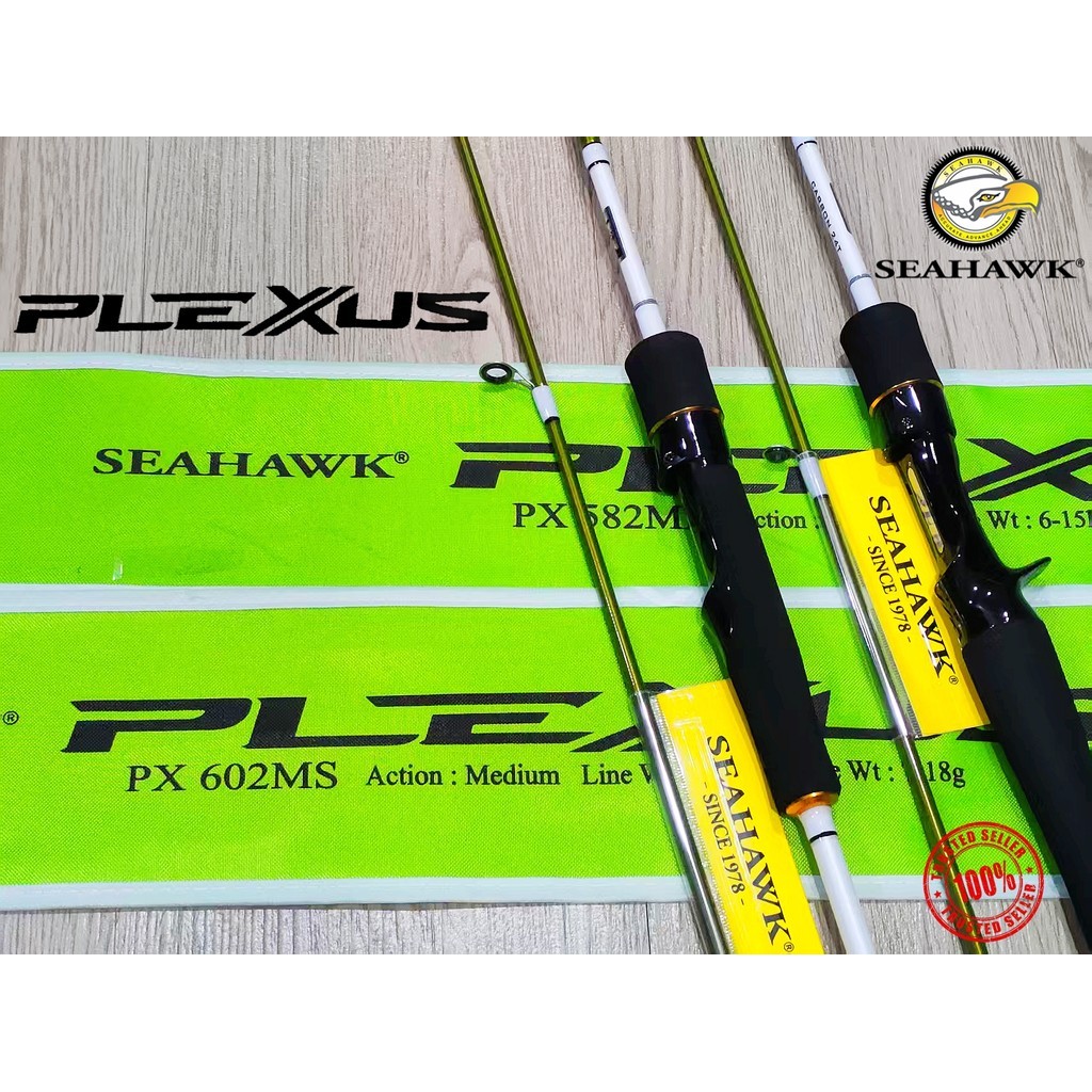 SEAHAWK PLEXUS SPINNING / BAITCASTING (BC) ROD | Shopee Philippines