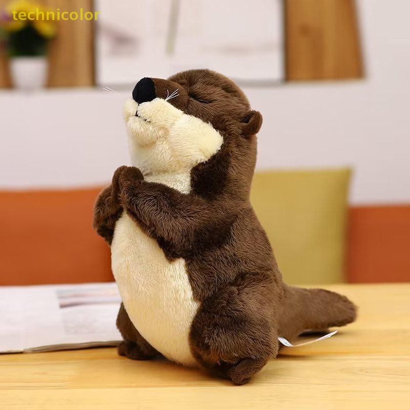 TCPH 20cm Length Kids Otter Plush Toy Cute Sea Otter Stuffed Animal ...