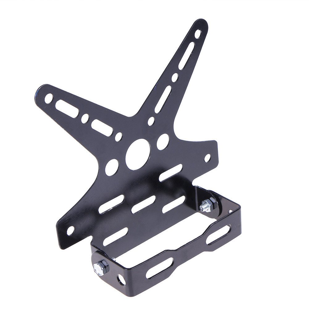 Universal Motorcycle Adjustable Number License Plate Mount Holder ...