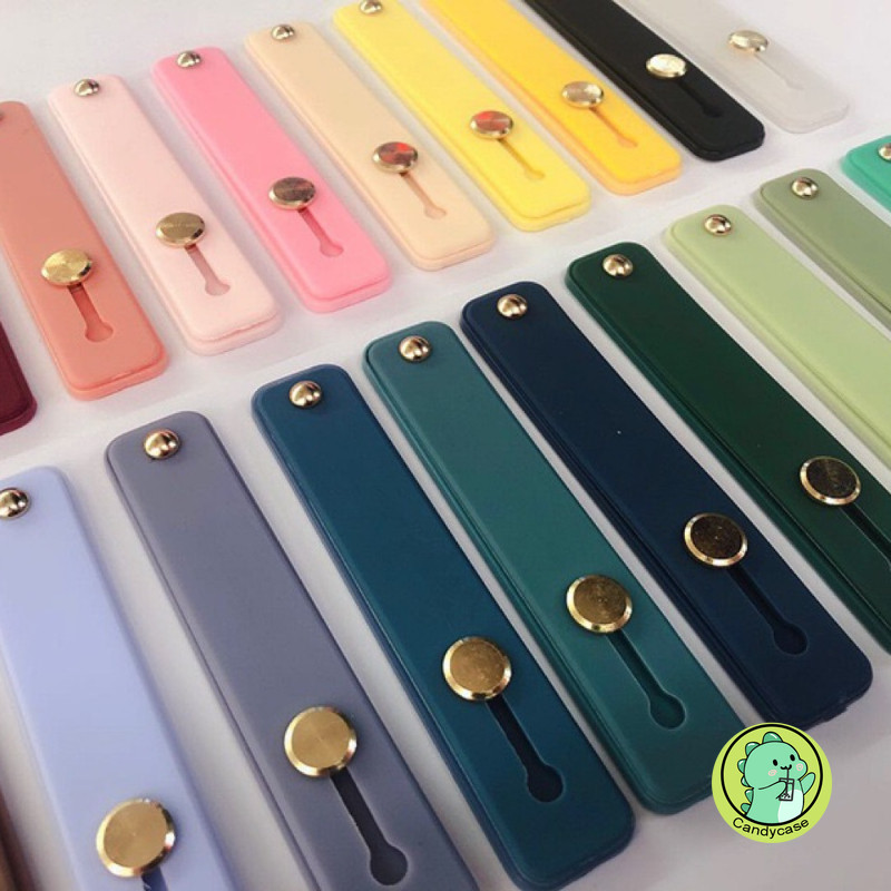 Universal Silicone Wristband Phone Holder Finger Ring Phone Hand Band ...