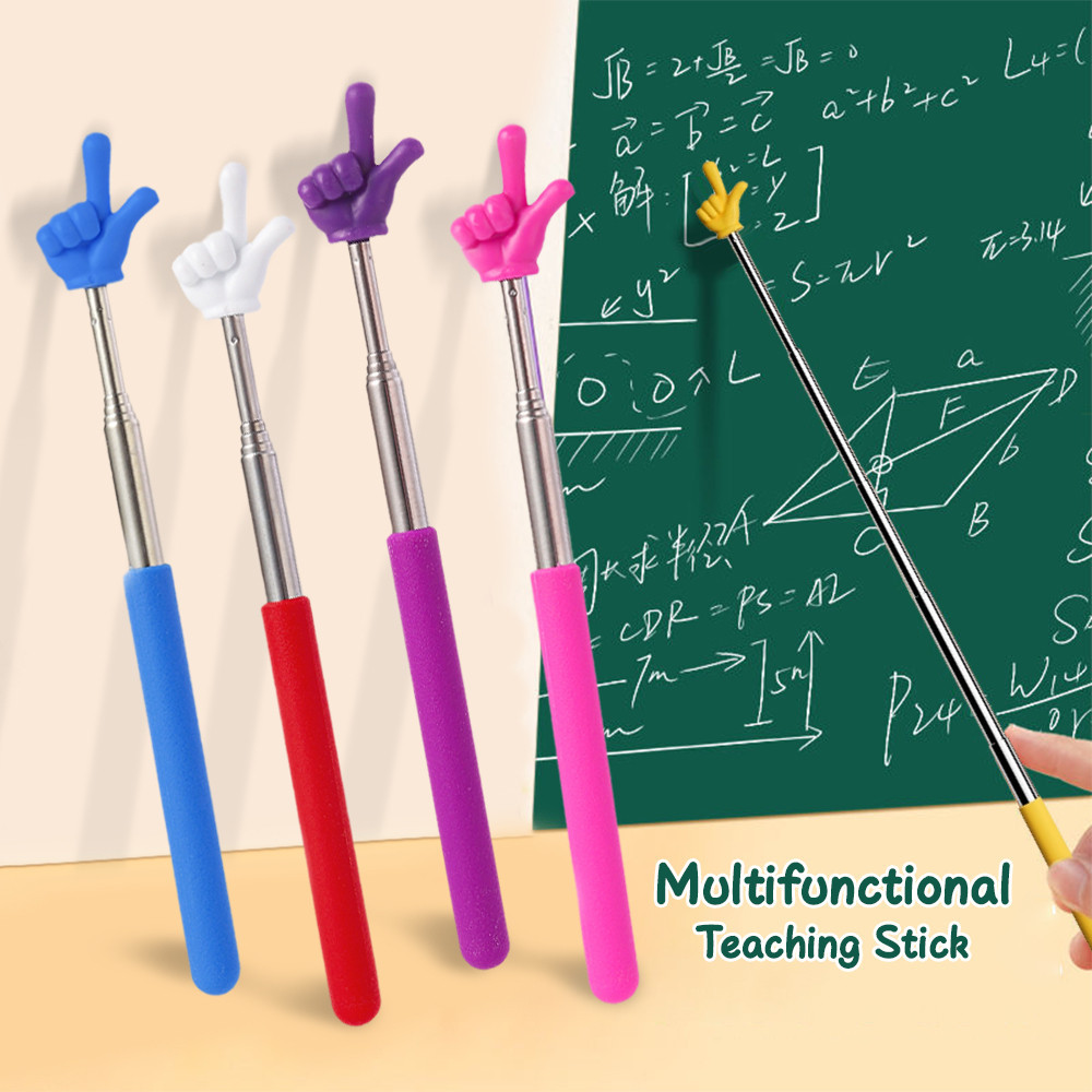 Lakoe Telescopic Teachers Pointer Rod Finger Design Retractable ...
