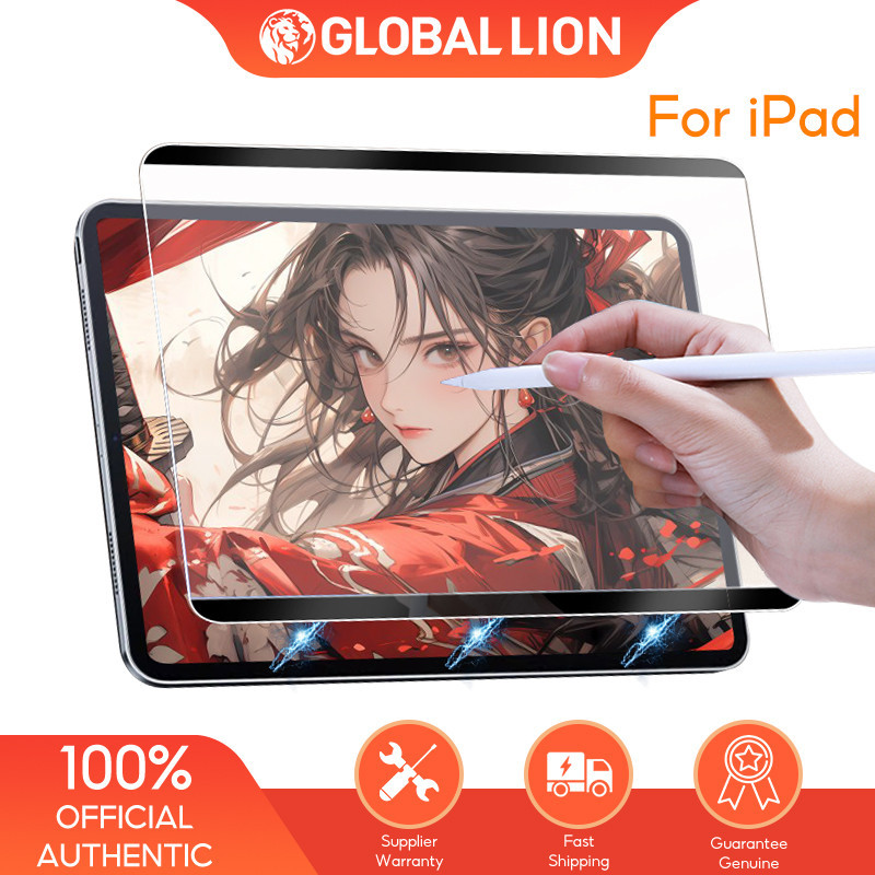 GLOBAL LION Magnetic Matte Paper Like Screen Protector For iPad Air 7 ...