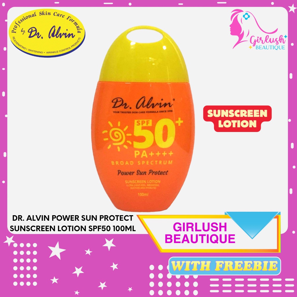 Dr. Alvin Sunscreen Lotion SPF 50+ PA++++ 100ml | Shopee Philippines