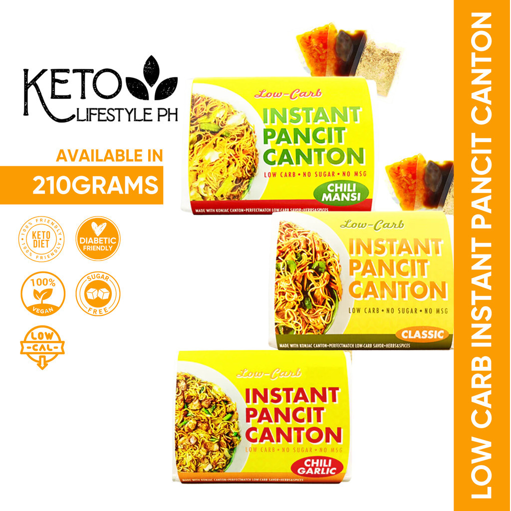 Keto-Friendly Instant Pancit Canton - Low Carb Noodles for a Healthy ...