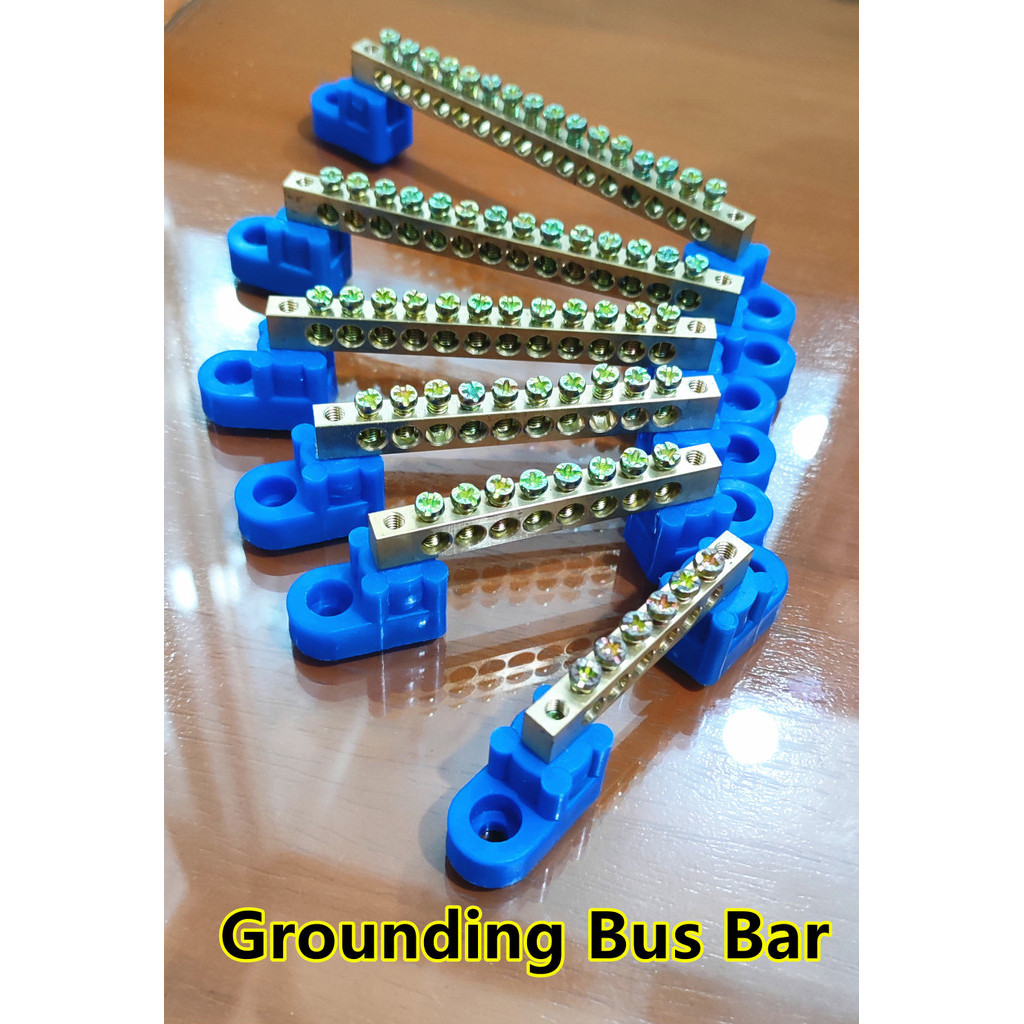 GG+6x9mm Grounding Bus Bar 4ways 6ways 8ways 10ways 12ways 14ways ...