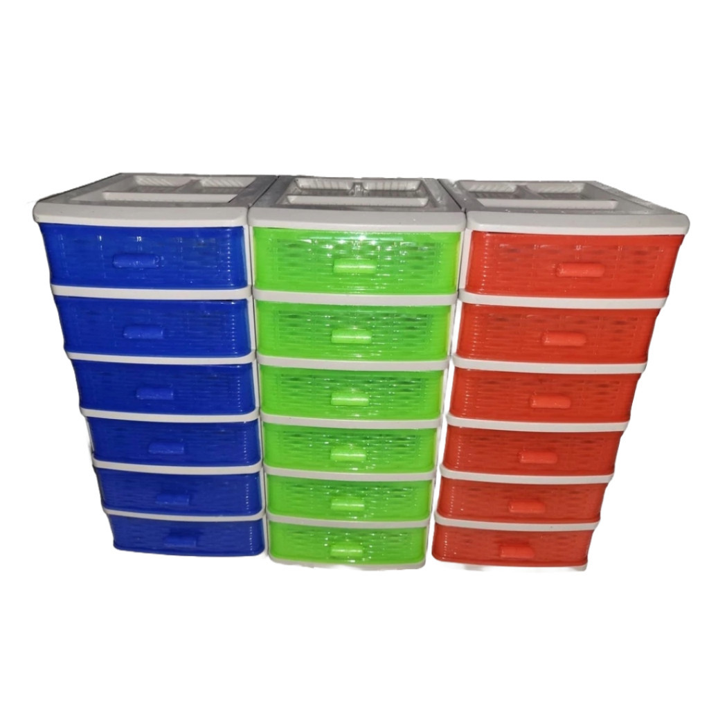 (HM plasticware 6Layers RANDOM COLOR Mini Drawer Mini Organizer ...