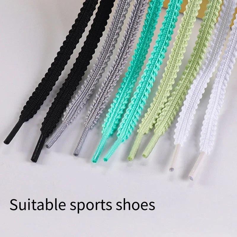 Casual Sneakers Tennis Shoelaces Flat Shoe Laces Elastic Rope Shoelace ...