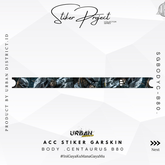 Garskin/sticker/sticker CentaB Body B80 Part 2 by Ultimate ...