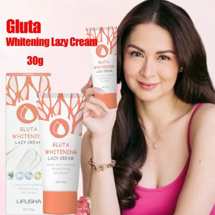 Gluta Whitening Lazy Cream 30g BB Cream Moisturizing Firming Brighten ...