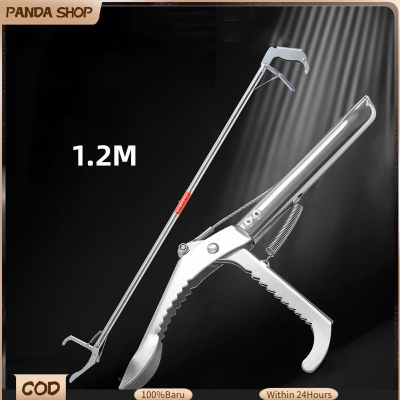 120cm Foldable Snake Clamp Stainless Steel Snake Tong Long Handle ...