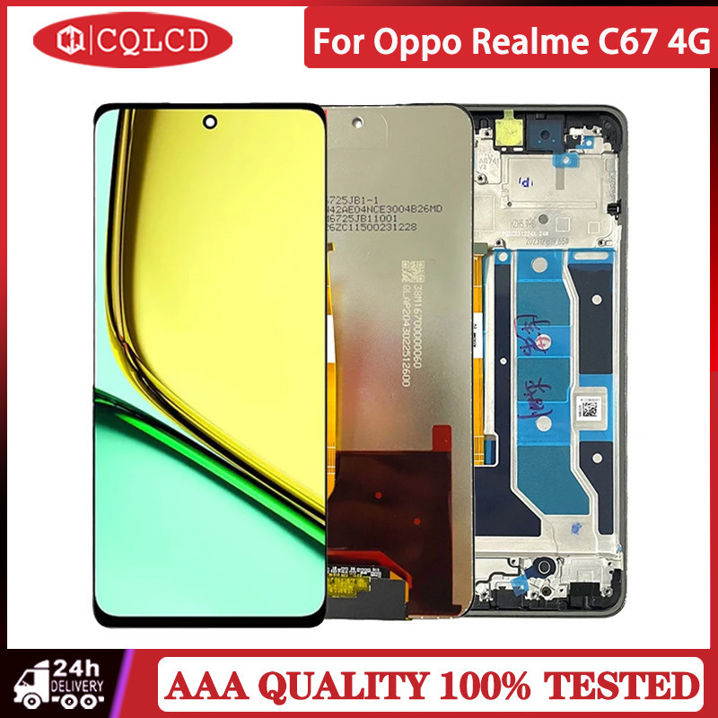 For Oppo Realme C67 4G RMX3890 LCD Display Screen+Touch Panel Digitizer ...