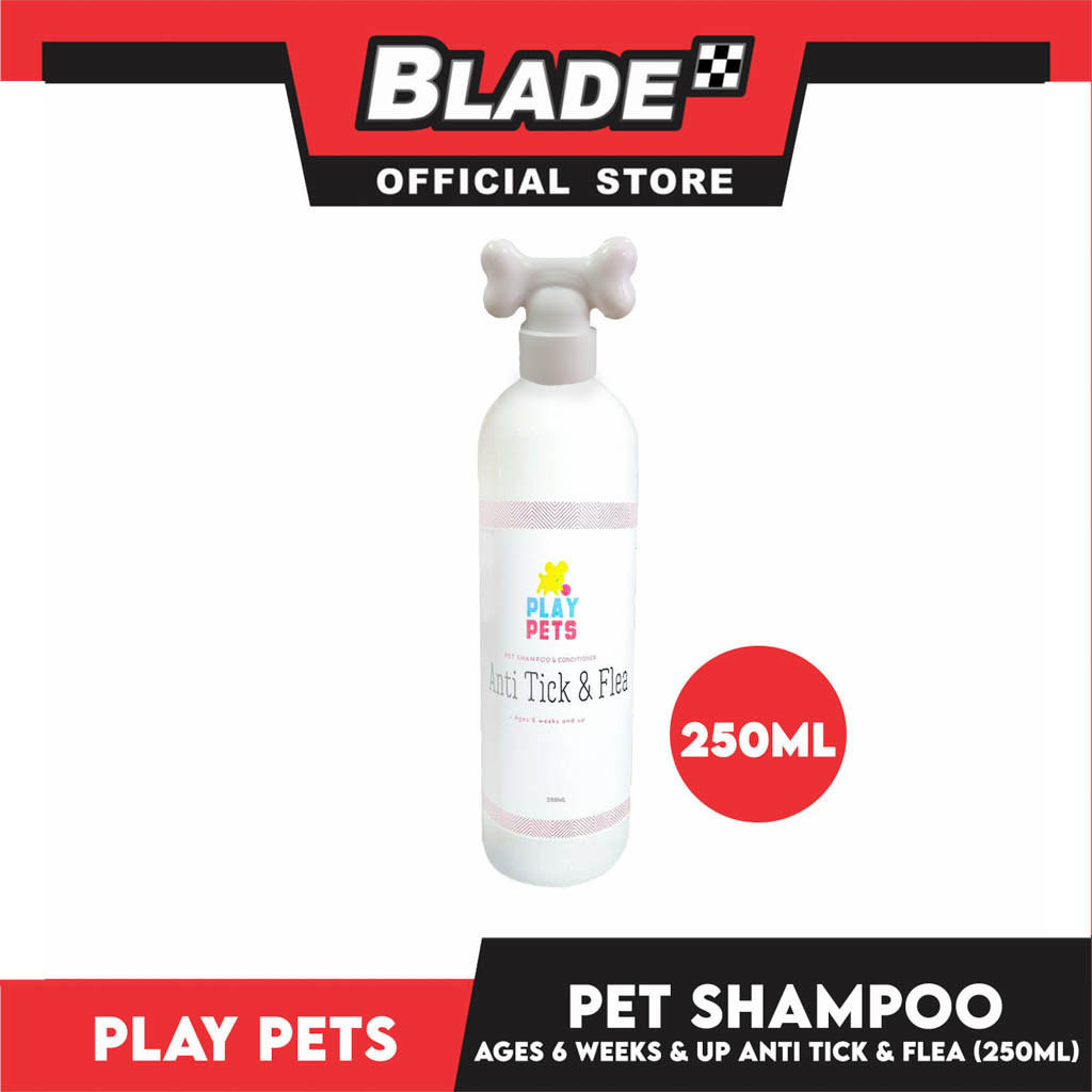 Play Pets Shampoo and Conditioner 250ml (Anti-Tick and Flea) | Shopee ...