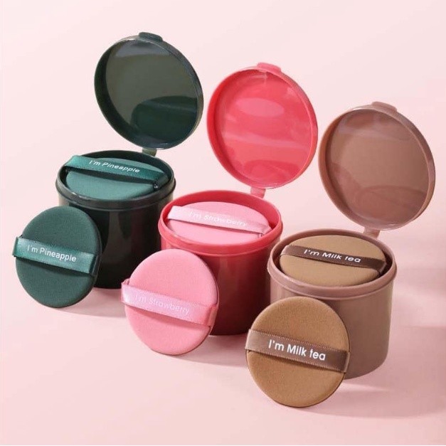 7pcs Air Cushion Powder Puff Double Side Wet and Dry Soft Circular ...