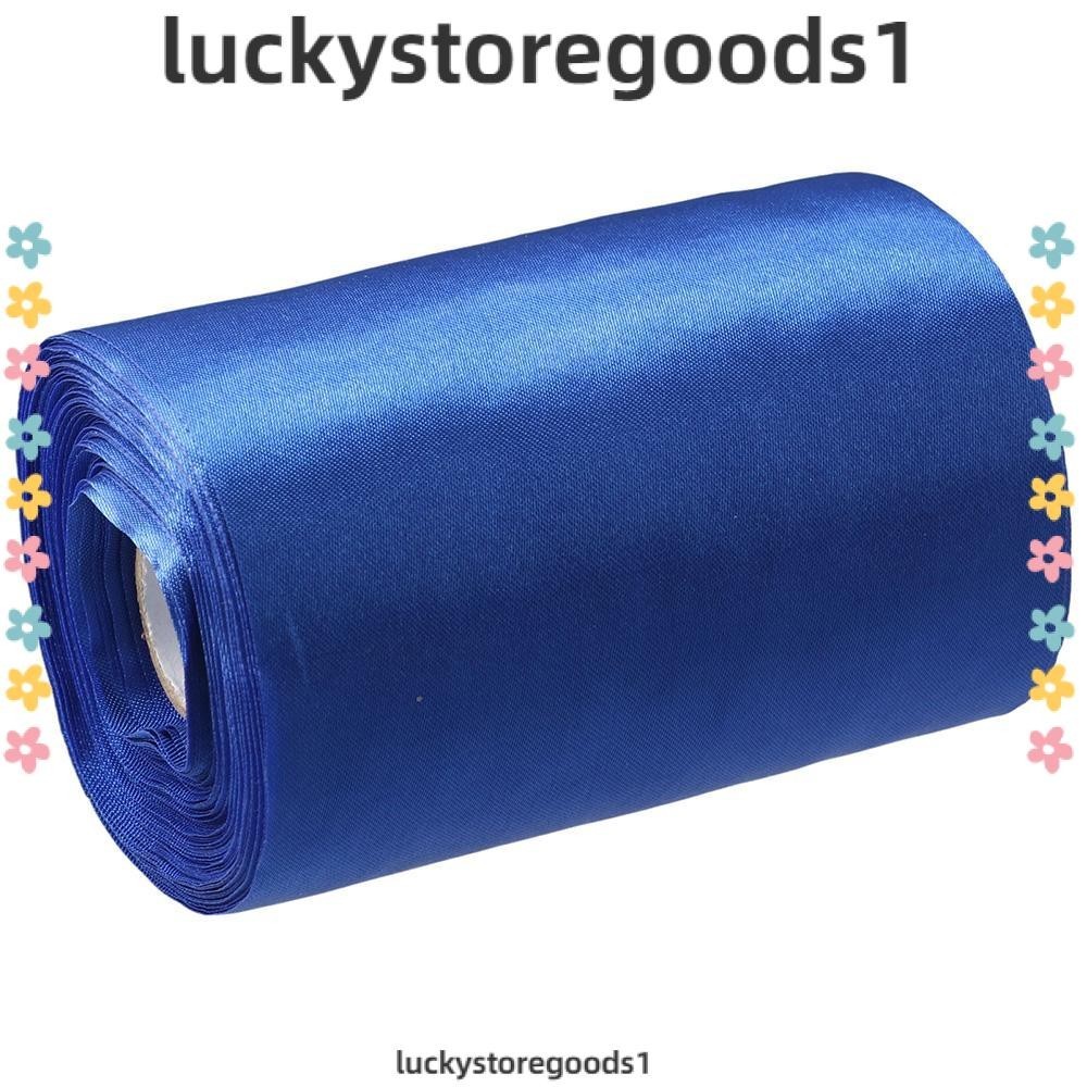 LUCKYSTOREGOODS Blue Ribbon, 4 Inch X 22yd Wide Royal Blue Ribbon, DIY ...