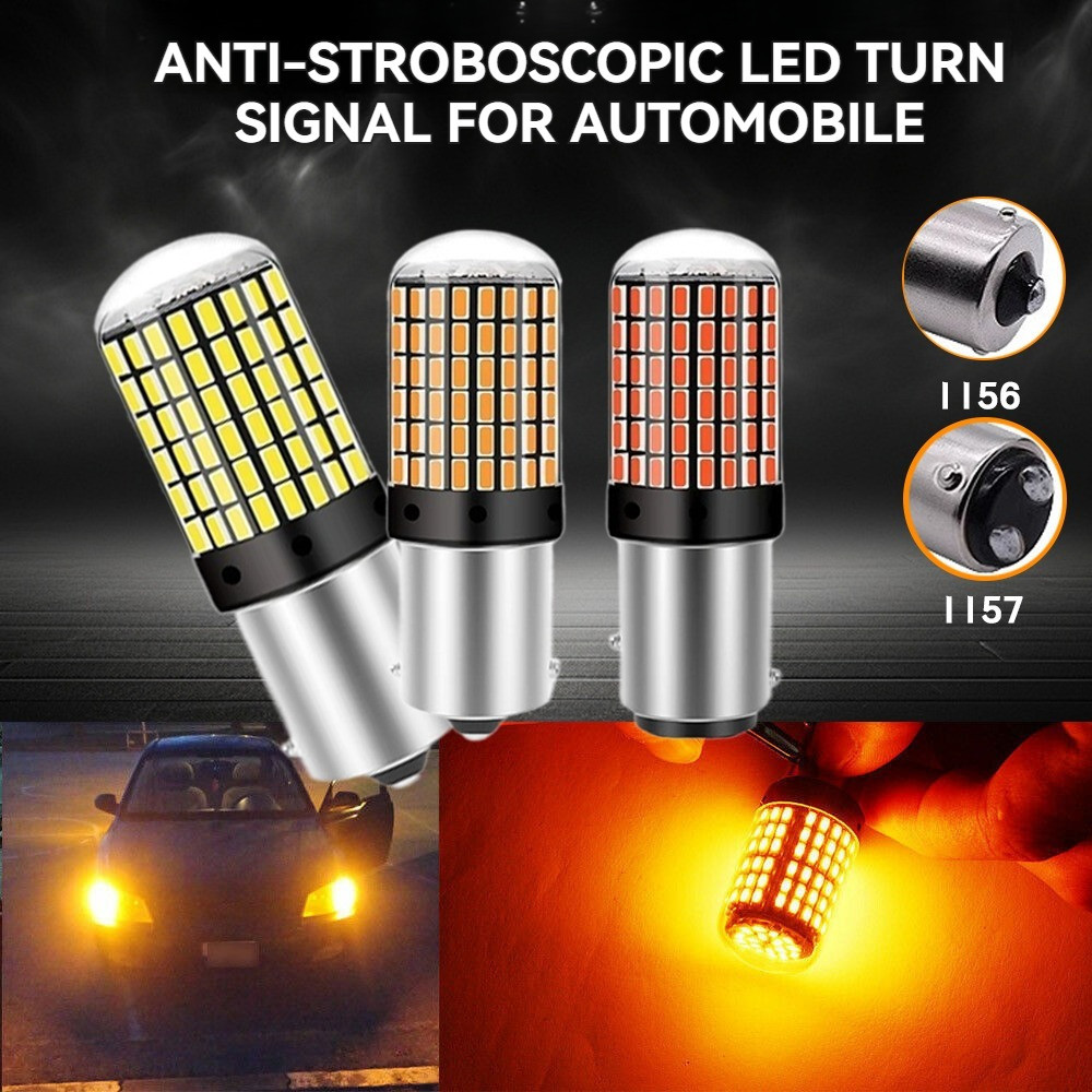2pcs 1156 Car LED Turn signal lamp Canbus light bulb | Shopee Philippines
