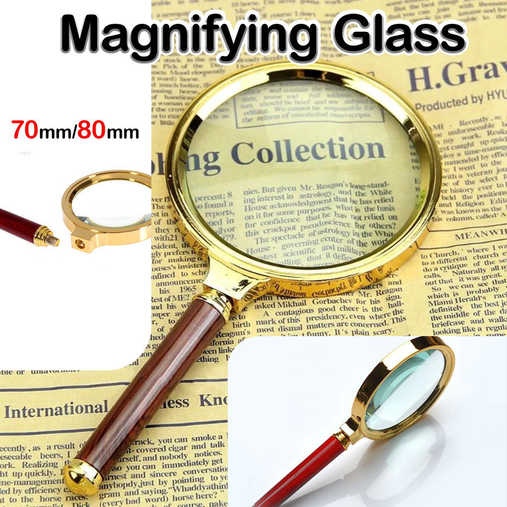 Foldable Handheld 10X Magnifier Mini Pocket Microscope Reading ...