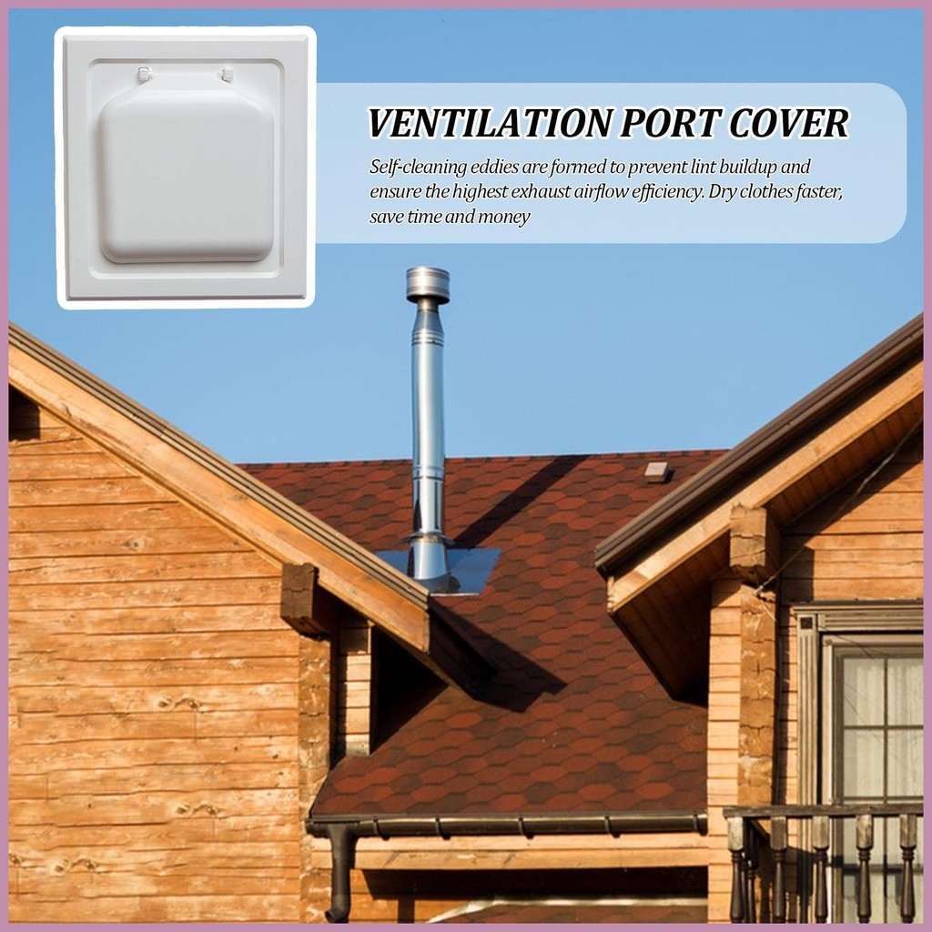 Exterior Dryer Vent Cover Double Door Air Vent Covers No Lint ...