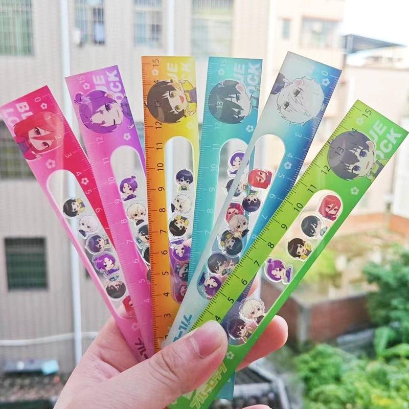 Anime Blue Lock Kawaii acrylic Ruler Bachira Meguru Isagi Yoichi ...