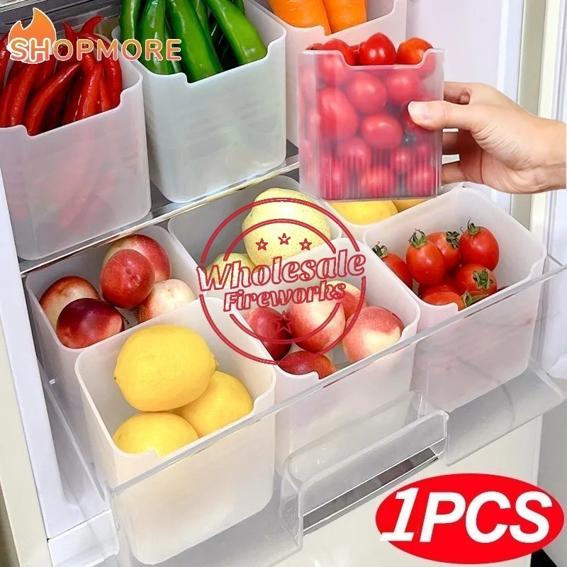 [Wholesale Price] Refrigerator Partition Storage Box / Transparent Food ...
