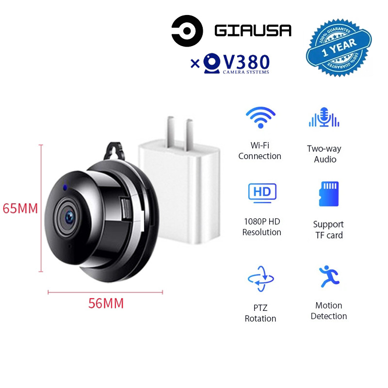 V380 CCTV Mini Wifi IP Camera HD 1080P Wireless Indoor Camera ...