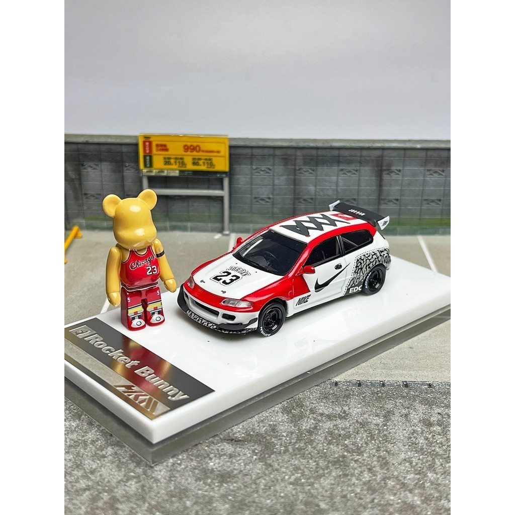 Hkm Alloy 1: 64 RV Sports Car Model Pandem Honda Civic Civic Rocket ...