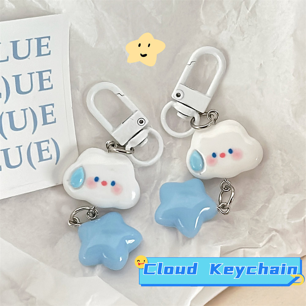 YoYo Fashion New Funny Cloud Keychain Backpack Decoration Accessories ...