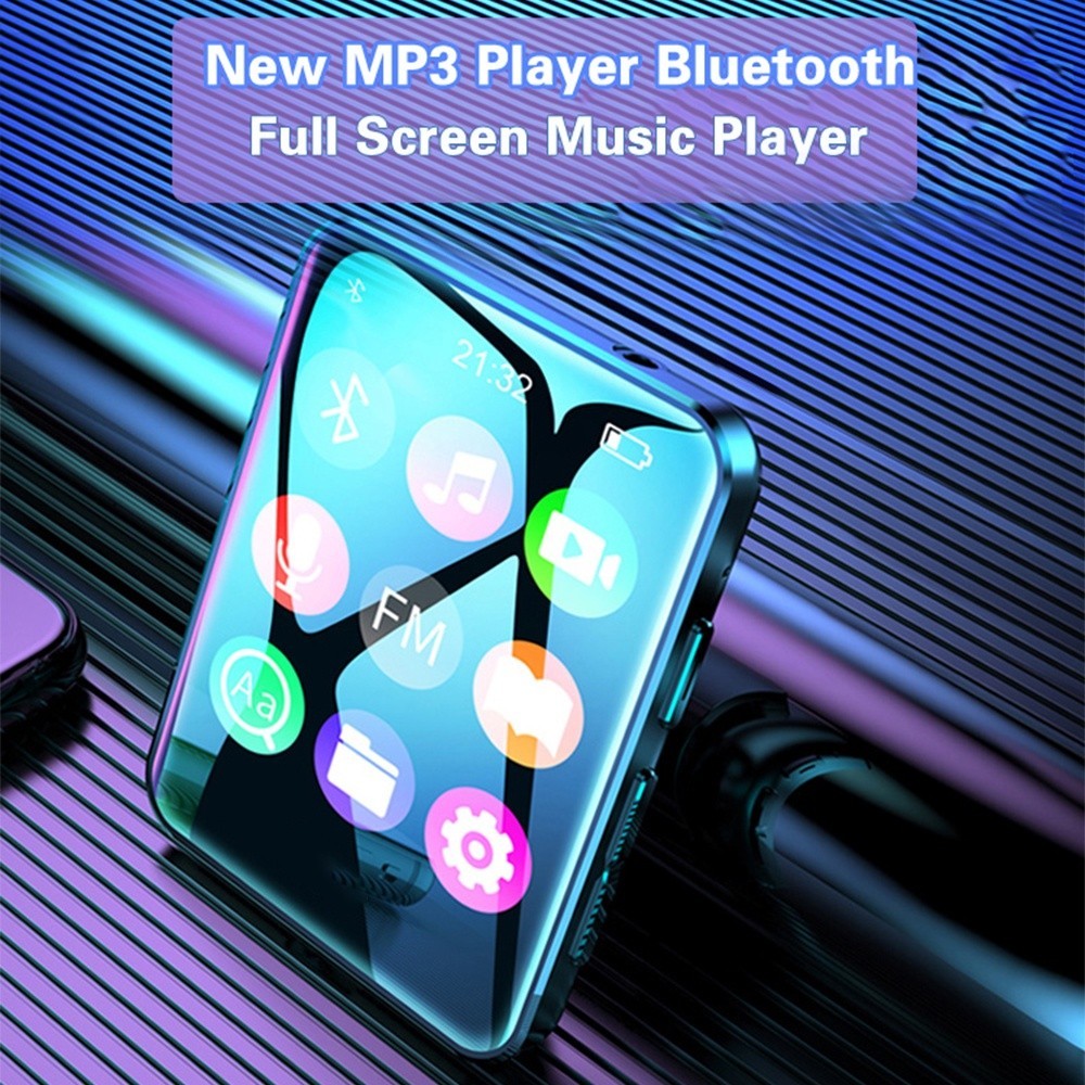 Bluetooth 5.0 MP3 Player Full Screen MP4 Video Walkman Built-in 4G ...