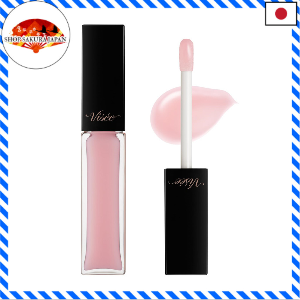 Visee Essence Lip Plumper SP001 Sheer Pink Lip Gloss Flushing Plump Volume Up Moisturizing ...