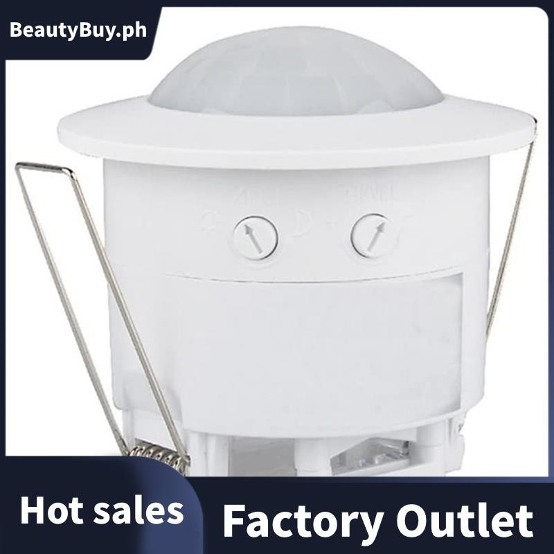110V-220V 360° Infrared Recessed PIR Ceiling Motion Sensor Detector ...