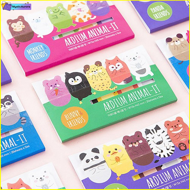 【⭐MA】Creative Sticky Notes Message Sticky Notes Cute Chubby Animal ...