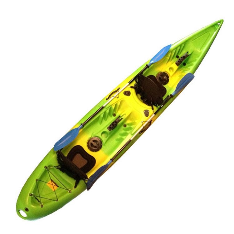 2016New Double Platform Boat Canoe Kayak Plastic Boat Fishing Boat ...