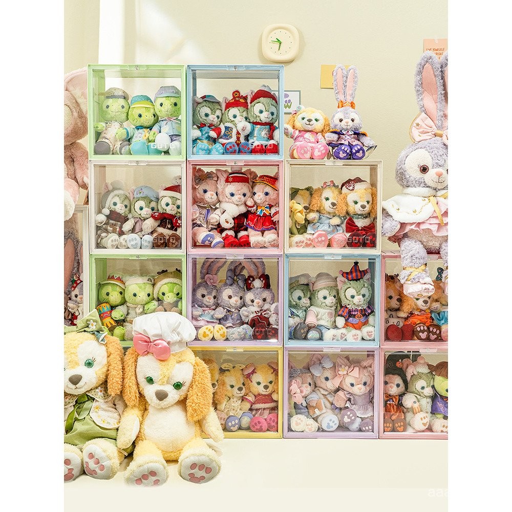 GOTO Display Cabinet for Figurines Desktop Transparent Acrylic Display ...