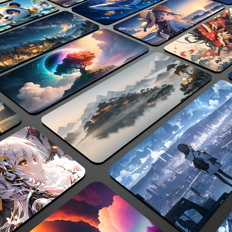 Mouse Pad Extra Large Computer Keyboard Pad Esports Animation Game ...