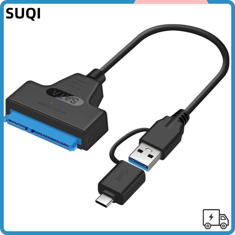 HI-SUQI Type-C Adapter, SATA To USB 3.0/2.0 6 Gbps 22 Pin SATA III ...