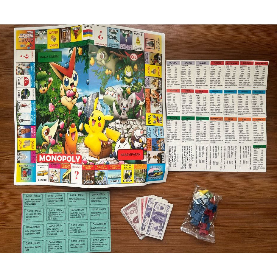 Monopoly Board Game Snakes and Ladders (2 sides) Monopoly International ...