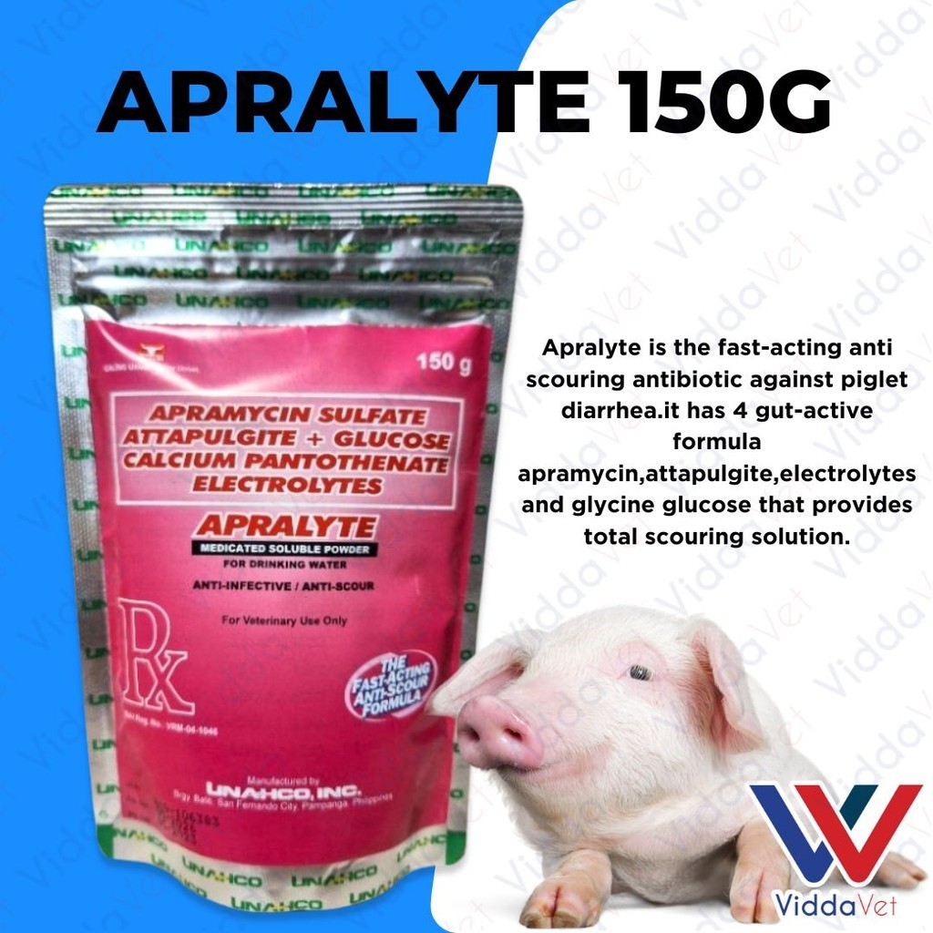 150g Apralyte Water Soluble Powder for Scours Apralyte Anti Scour for ...