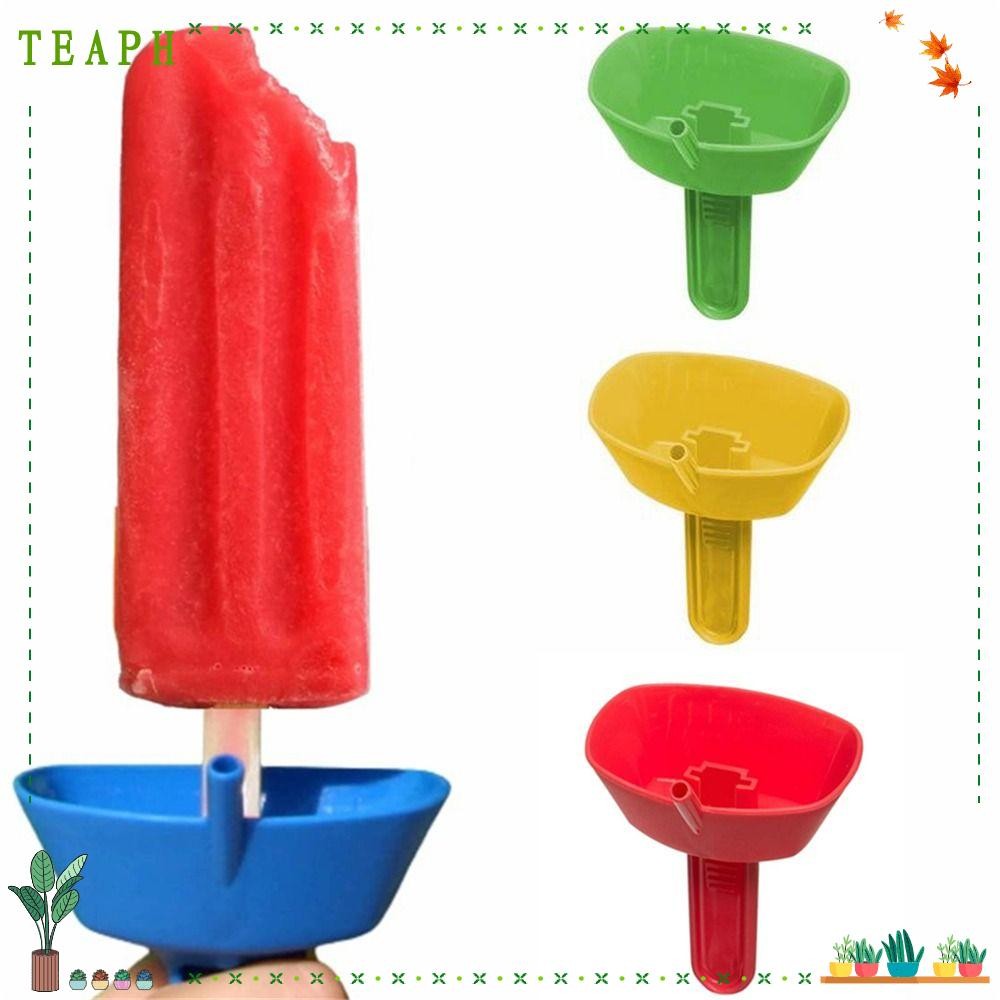 TEAPH Ice Cream Bracket Portable Dirtiness free Popsicle Protectors ...