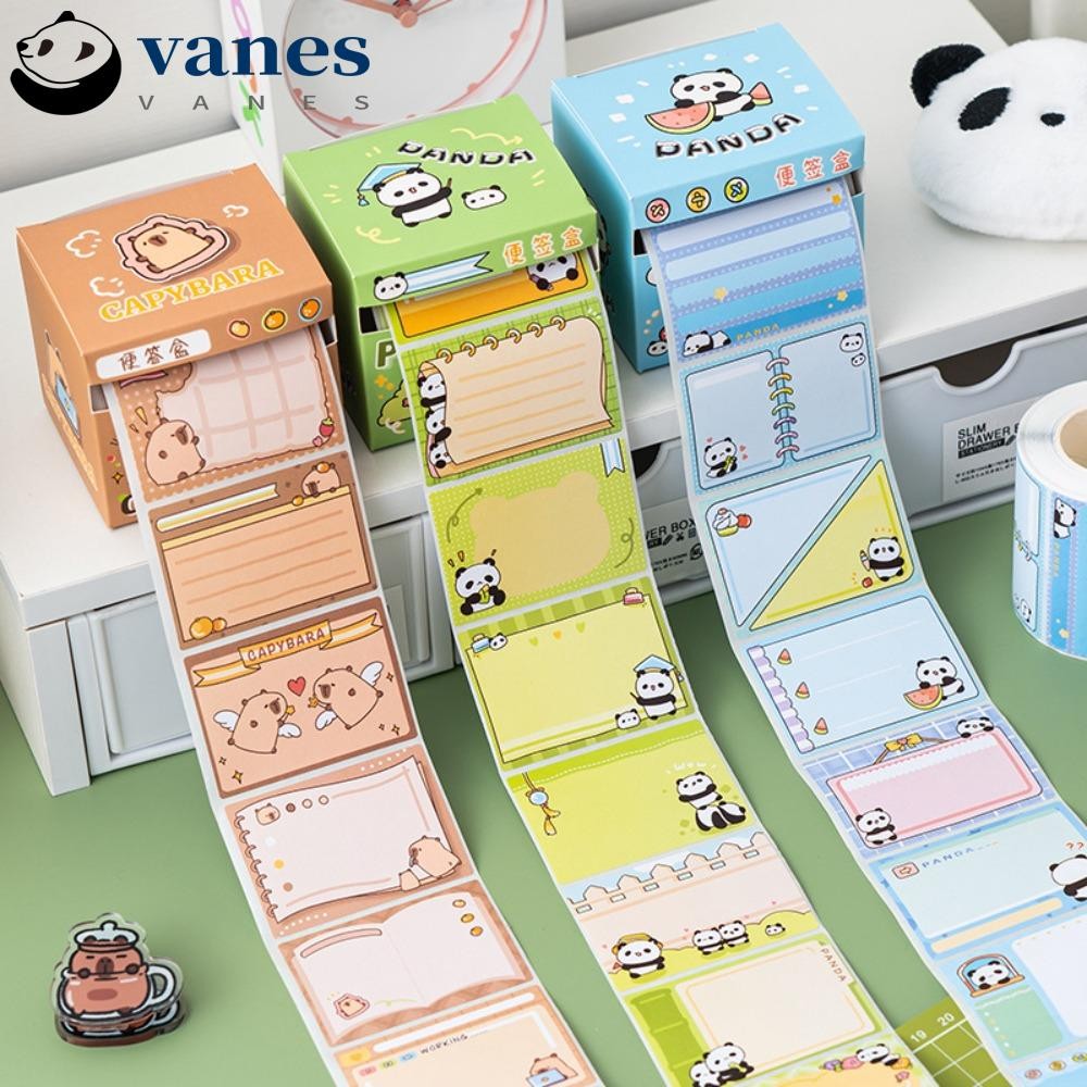 VANES Capybara Pull Out Sticky Notes, Sticky Notes Stationary Pull Out ...