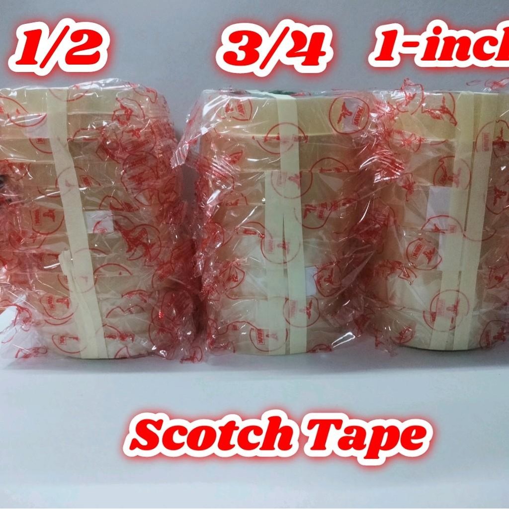 SCOTCH TAPE Sold Per Bundle Available Sizes 1/2 - 3/4 - 1-inches ...