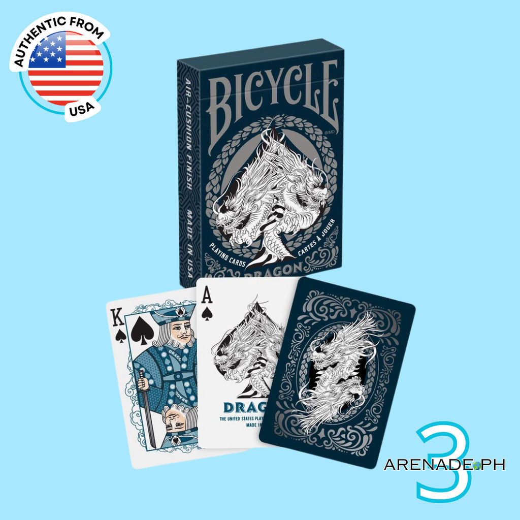 Bicycle Dragon Playing Cards (Blue) | Shopee Philippines