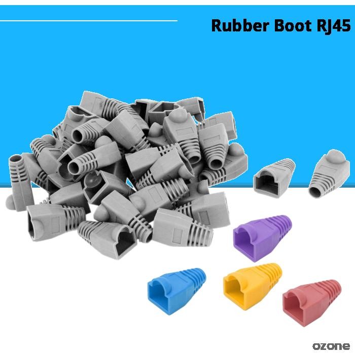RJ45 Network LAN Connector Cover Protector Cap Rubber Boot 1 Pcs ...