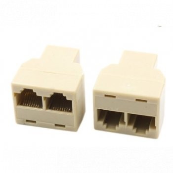 DOUBLE DOUBLE | Connector RJ45 F To F CENTROO Double / Barrel (Brown ...